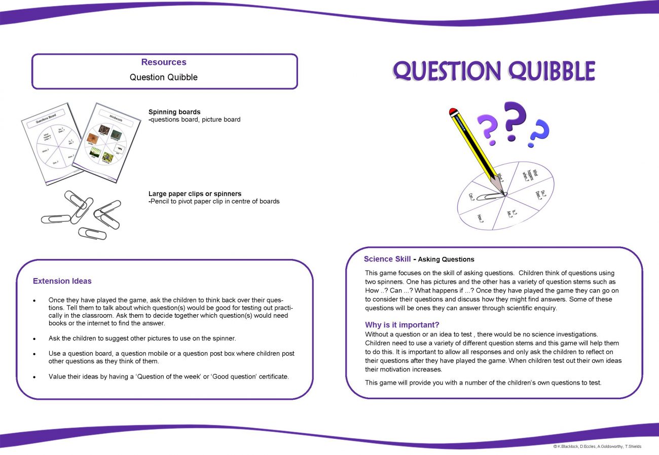 Science Enquiry Games 4-7 (Pdf) - Millgate